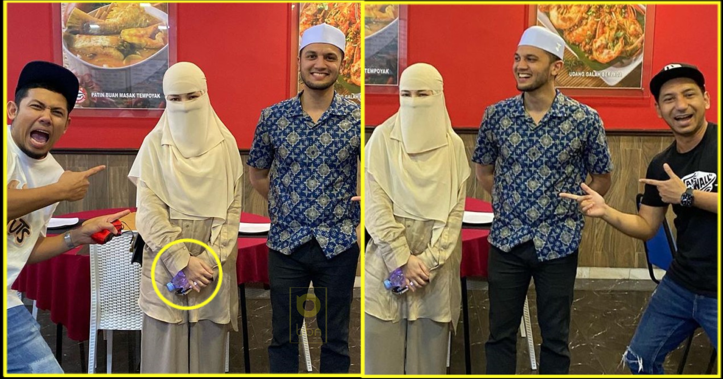 Nabil Dan Zizan Jadi Pengapit Neelofa Bersama PU Riz, Netizen Takvt ...