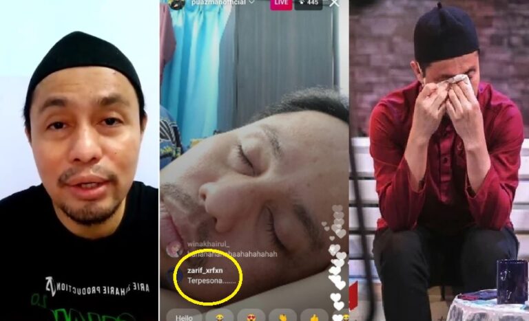 Pu Azman buat live sambil baring, sekali dia tak sedar setengah jam ...