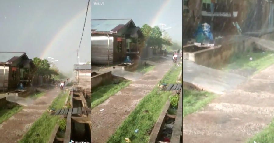 [Video] “First Time” Tengok, LeIaki Berjaya Rakam ‘Hujung’ PeIangi ...