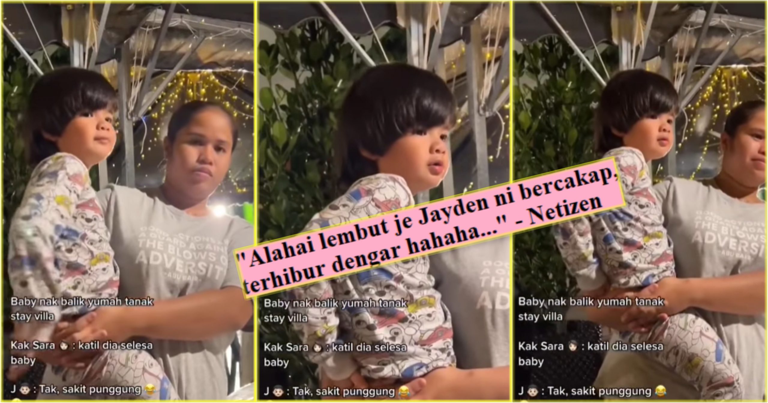 “Aunty Foofa ada… syakit punggung” – Ini respon Jebat apabila Neelofa ...