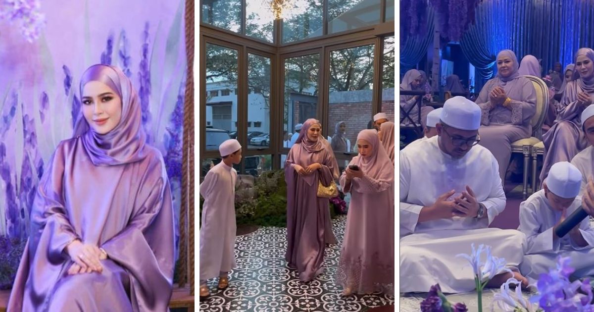 [VIDEO] Adakan Majlis Kesyukuran ‘Baby A’, Penampilan Madammu Berhijab ...