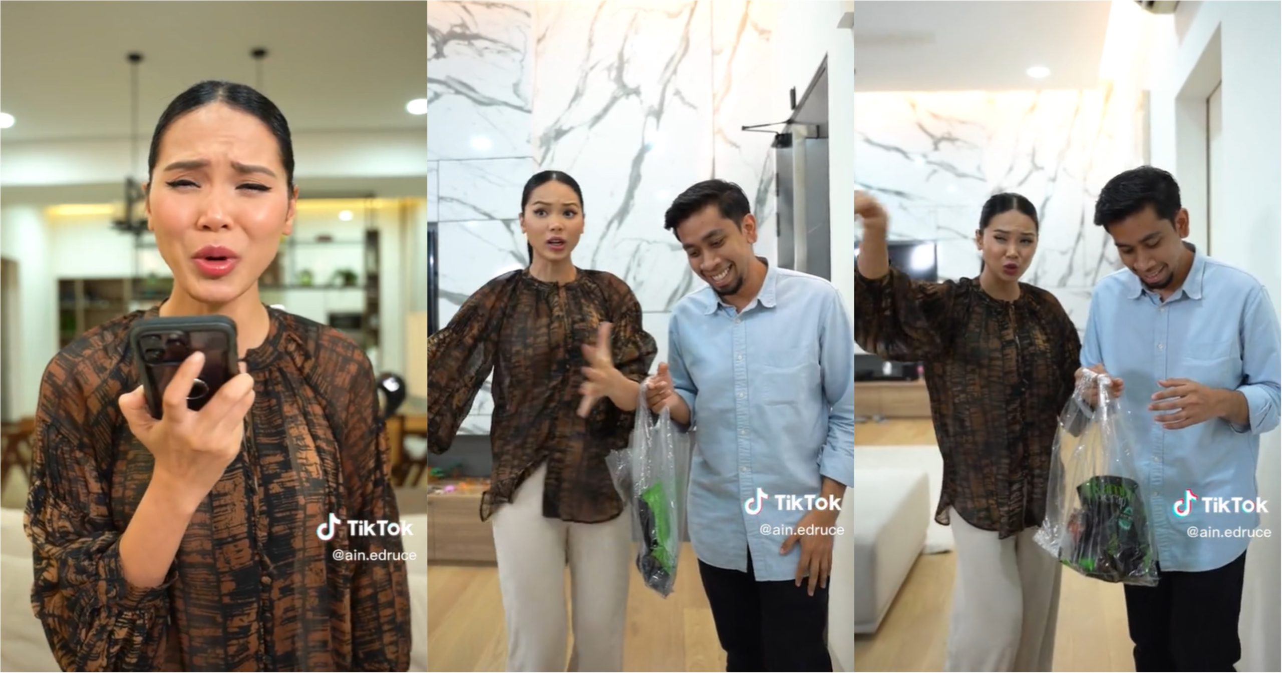 “Cubaan pertama menjadi pelakon,” – Ain Edruce Muatnaik Video Terbaru ...